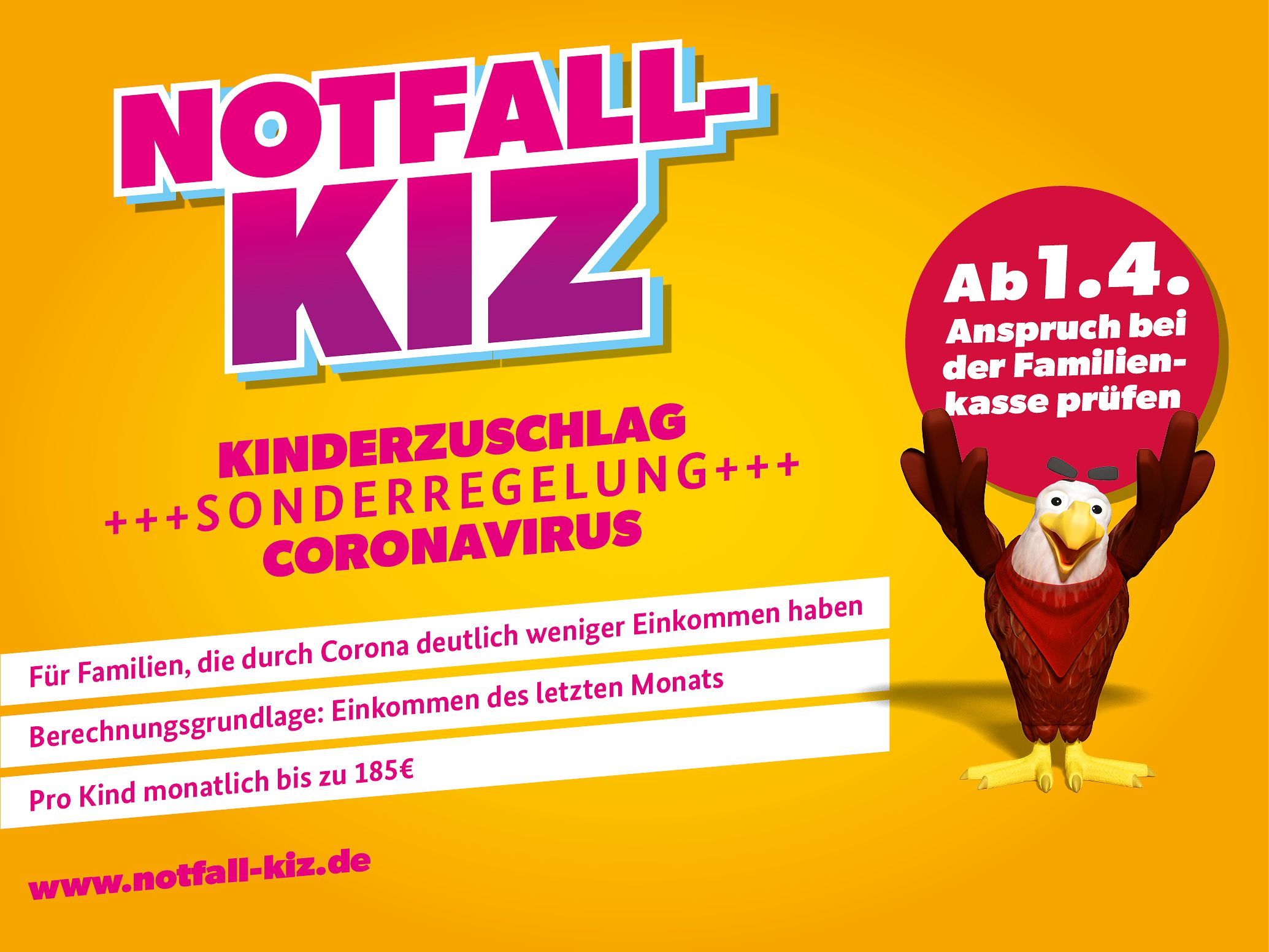 Notfall-Kinderzuschlag: Unterstützung für Familien, die sie wegen der ...